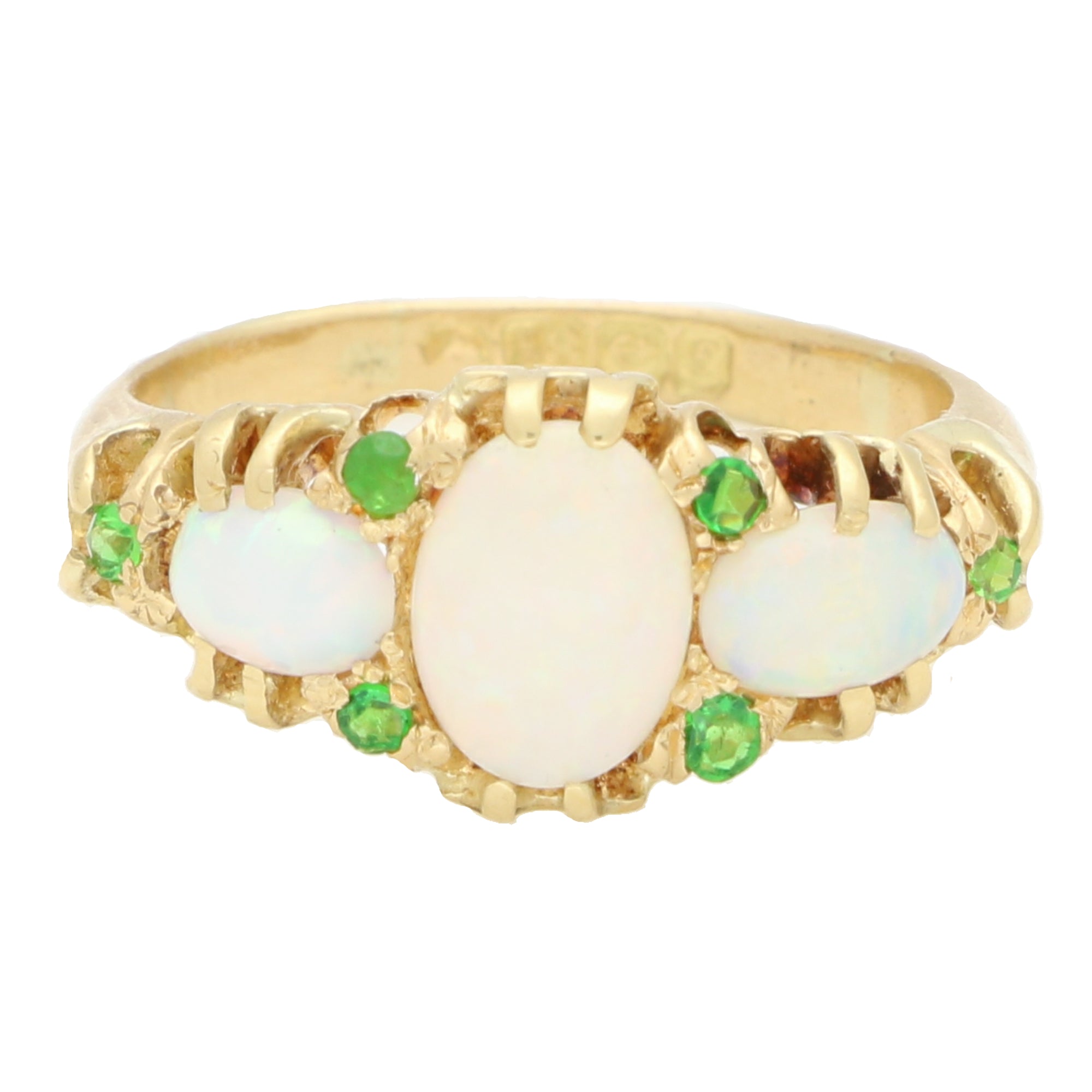 Antique 1905 Opal and Garnet Ring – Wave Antiques